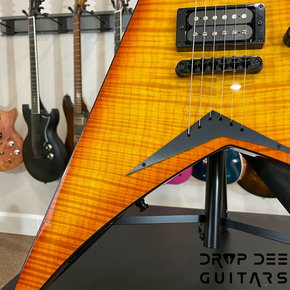Jackson Custom Shop Randy Rhoads HS Electric Guitar w/ Case - Amber La ...