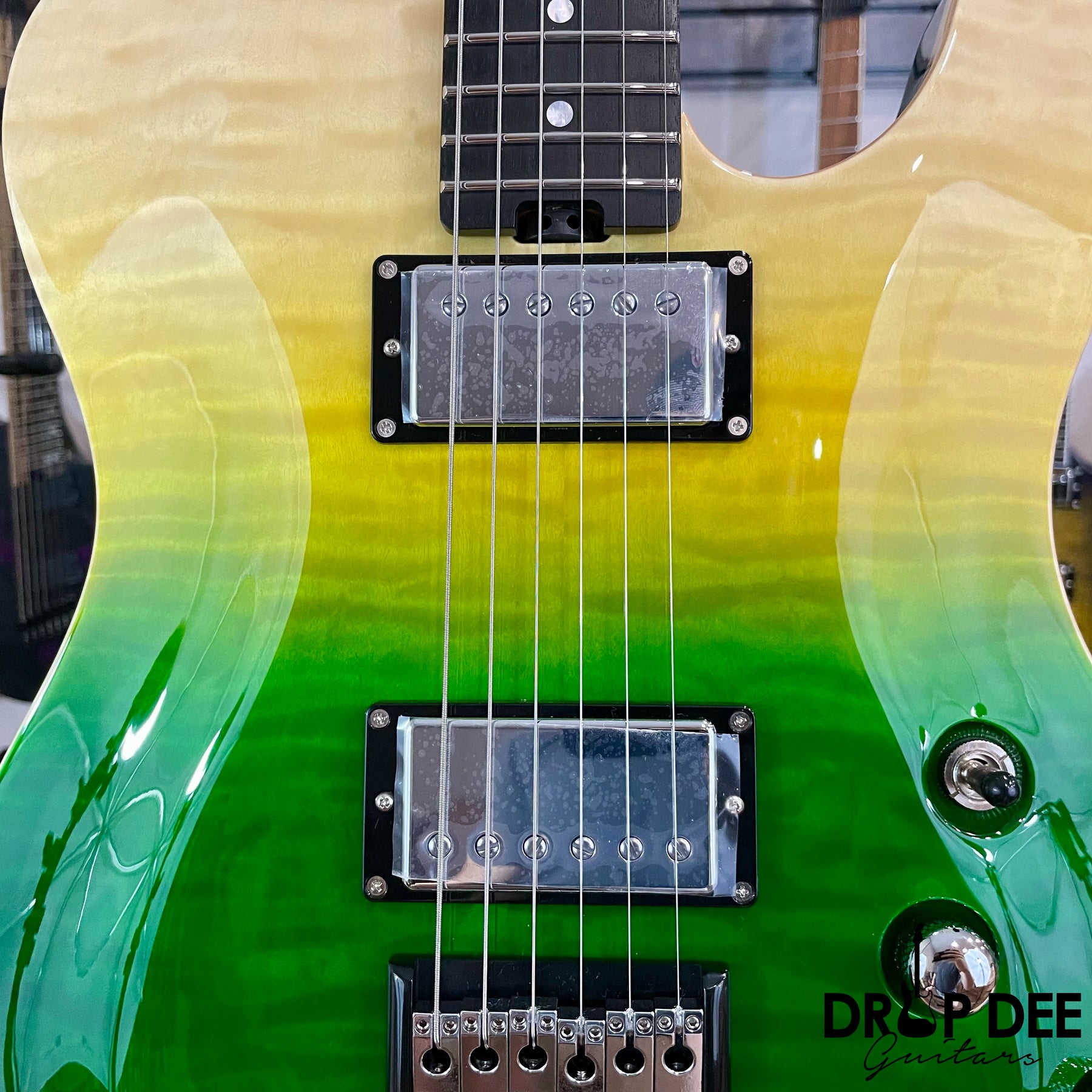 Schecter PT Classic Electric Guitar w/ Case - Caribbean Fade Burst ...