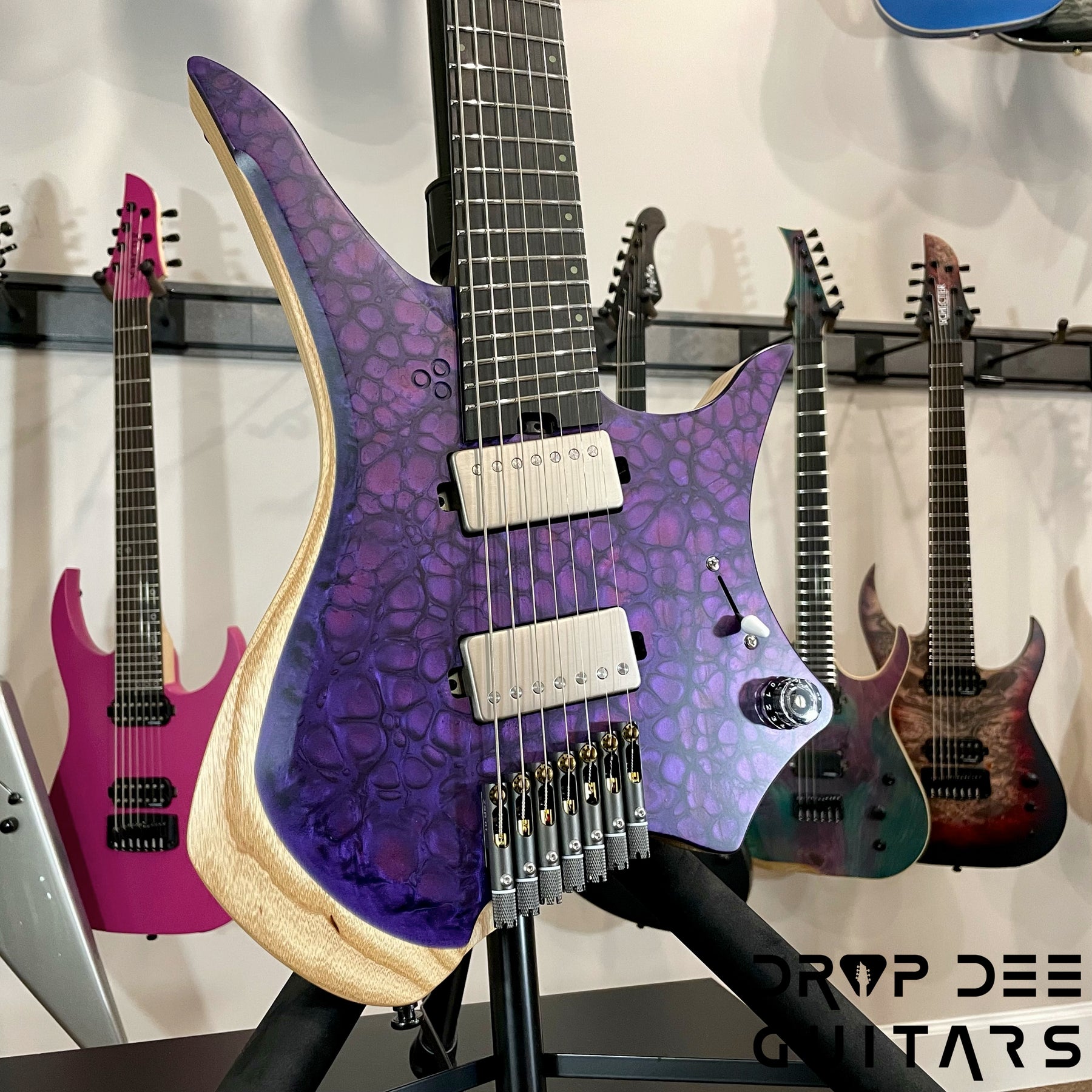 GOC E Class Vajra Headless Multiscale 7-String Electric Guitar – Drop ...